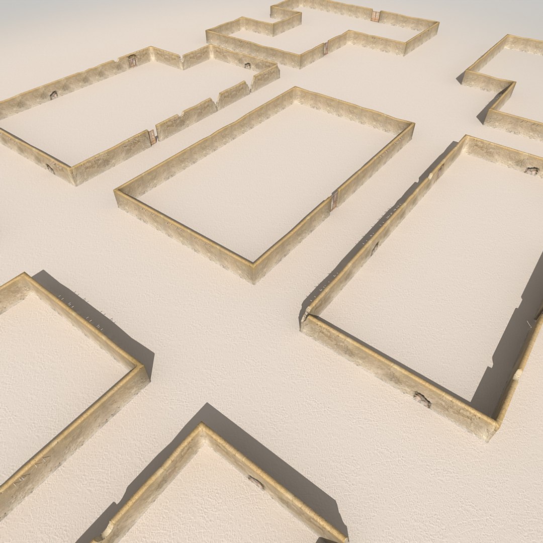 3d 3ds Arab Mud Walls Collections