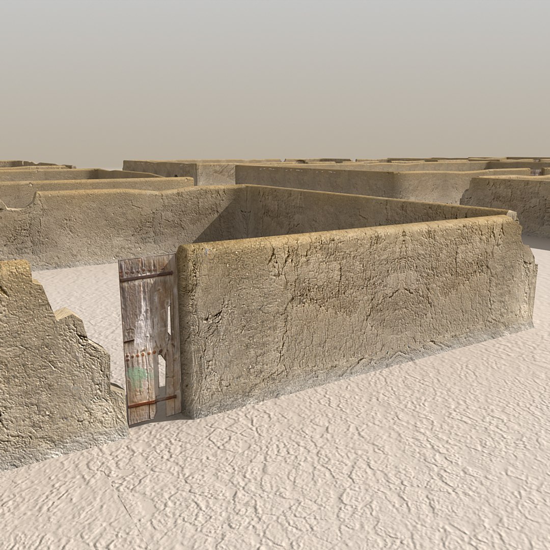 3d 3ds Arab Mud Walls Collections