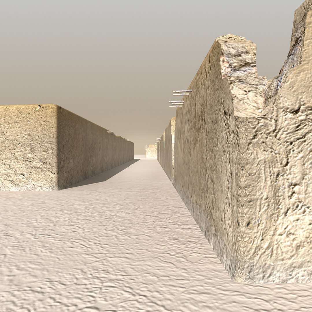 3d 3ds arab mud walls collections
