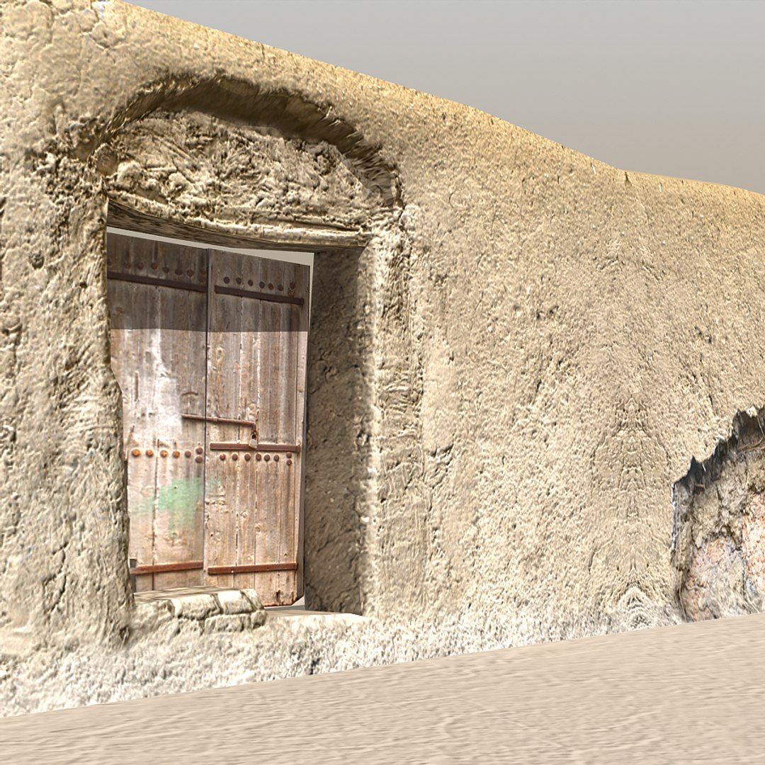 3d 3ds arab mud walls collections
