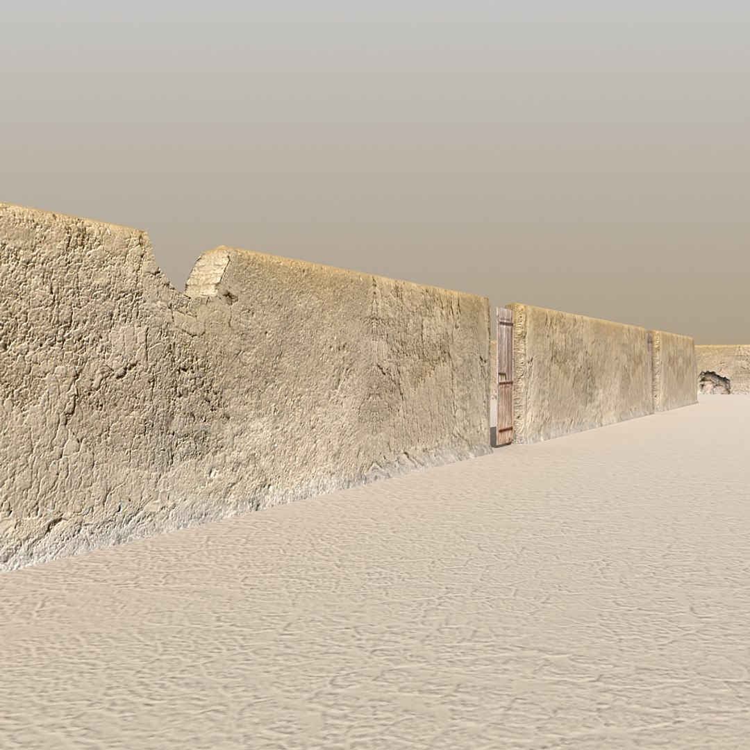 3d 3ds Arab Mud Walls Collections