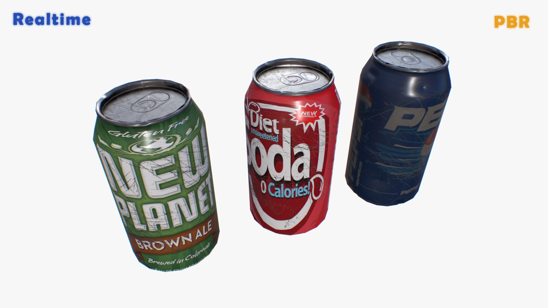 asset soda 3d model
