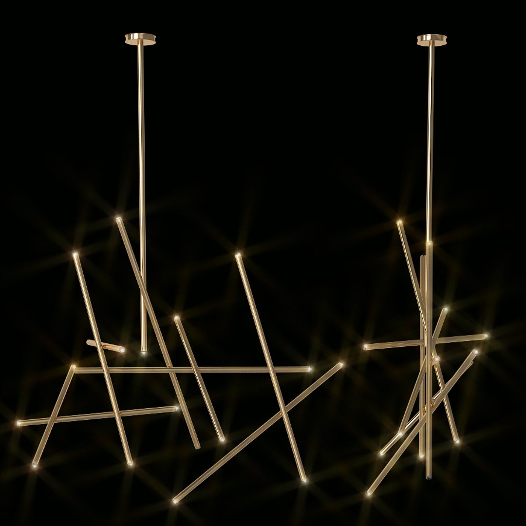 3D Crossroads Eurofase Gold Led - TurboSquid 1632713