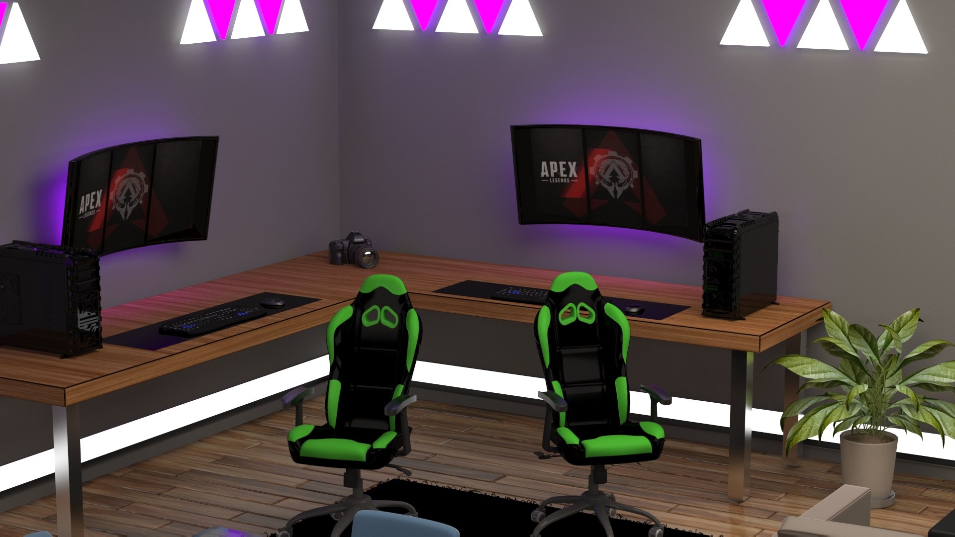 Gaming Room 3D Model - TurboSquid 1796018