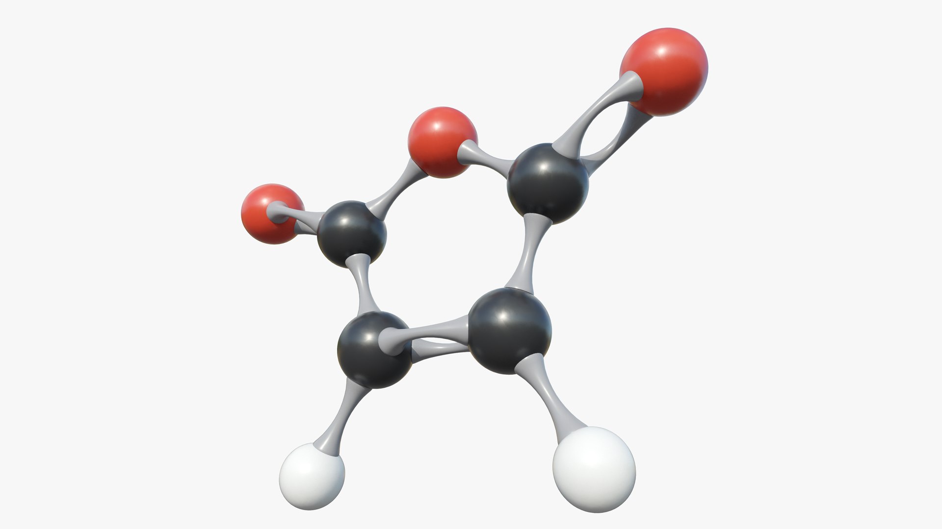 Maleic Anhydride Molecule With PBR 4K 8K 3D Model - TurboSquid 1944413