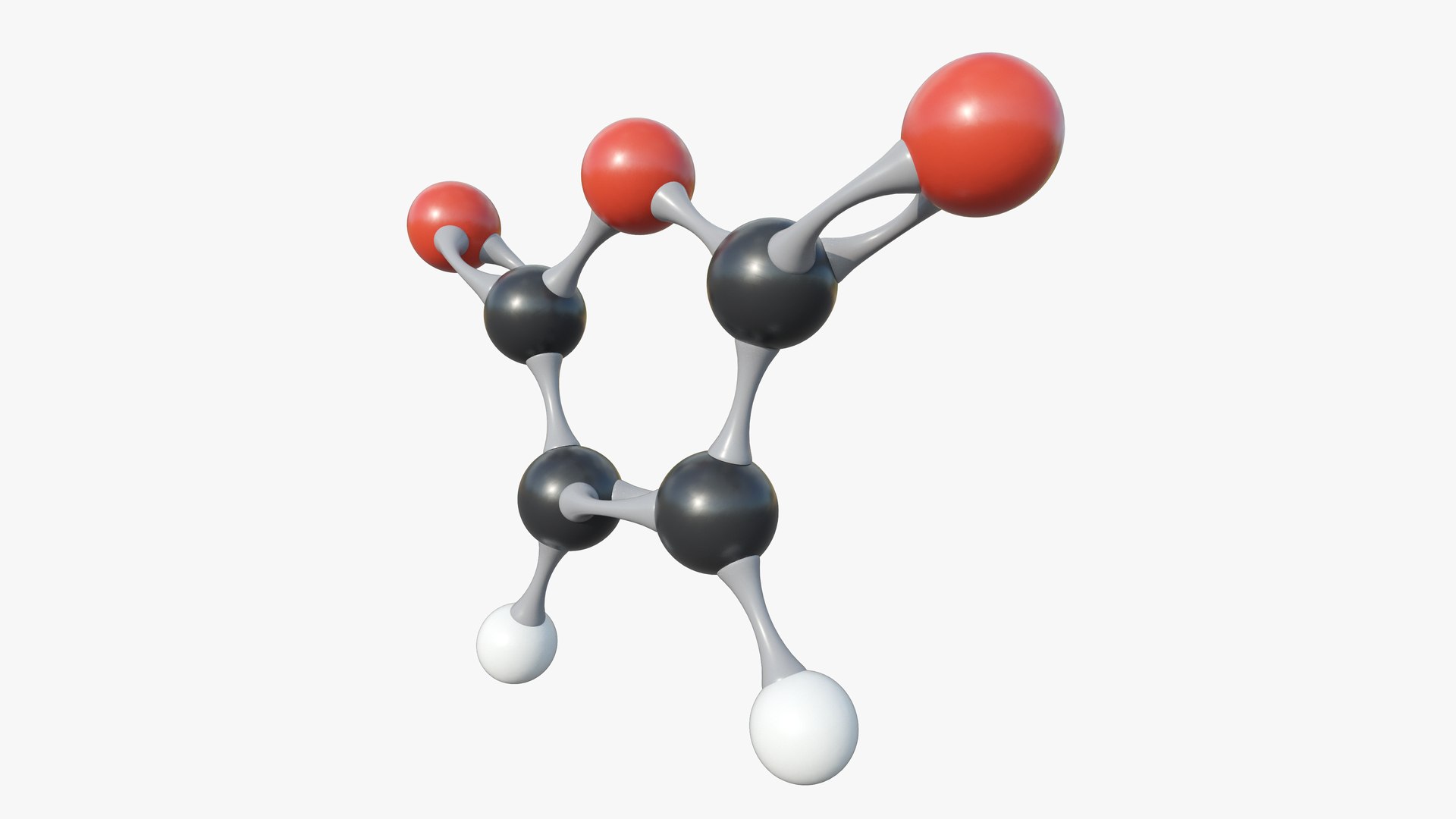 Maleic Anhydride Molecule With PBR 4K 8K 3D Model - TurboSquid 1944413