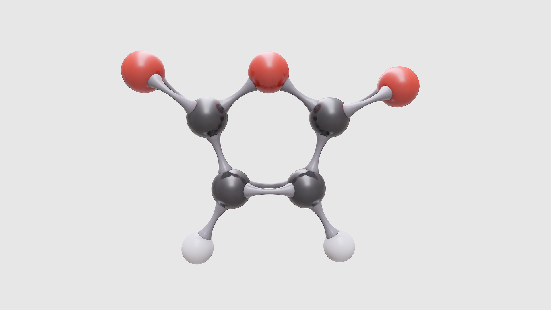 Maleic Anhydride Molecule With PBR 4K 8K 3D Model - TurboSquid 1944413