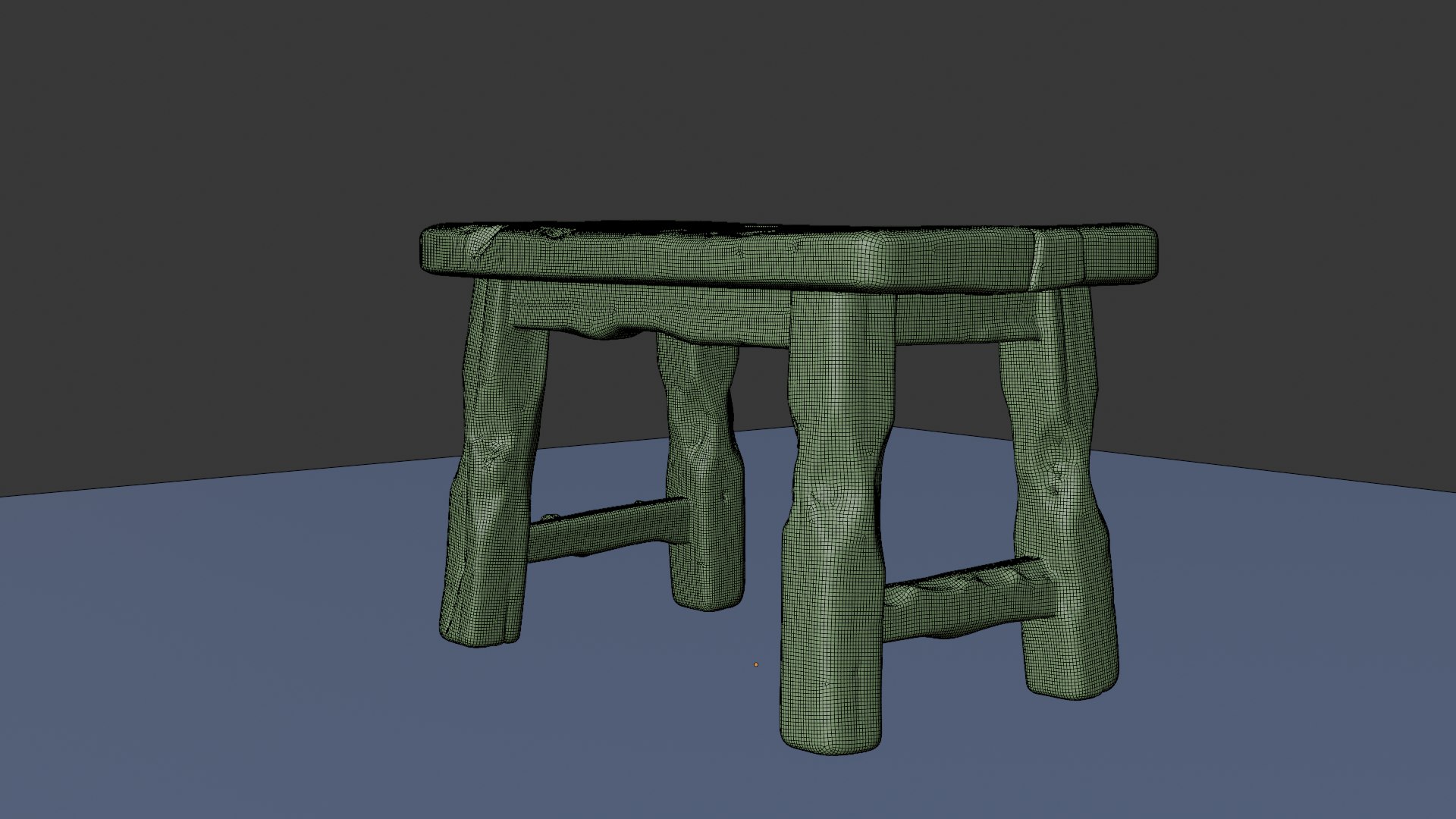 Antique Rough Timber Bench Prop 3D Model - TurboSquid 2573857