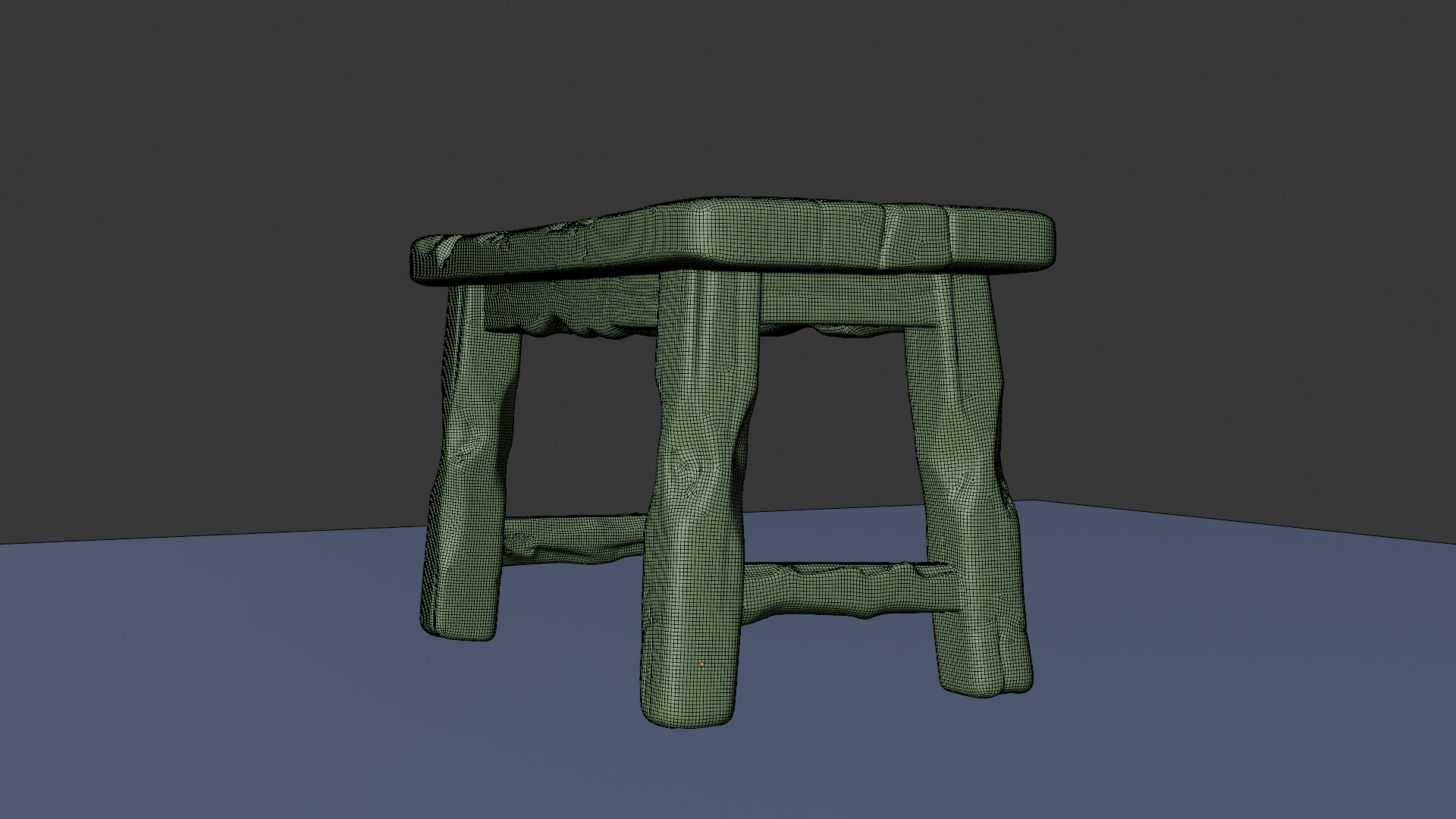 Antique Rough Timber Bench Prop 3D Model - TurboSquid 2573857