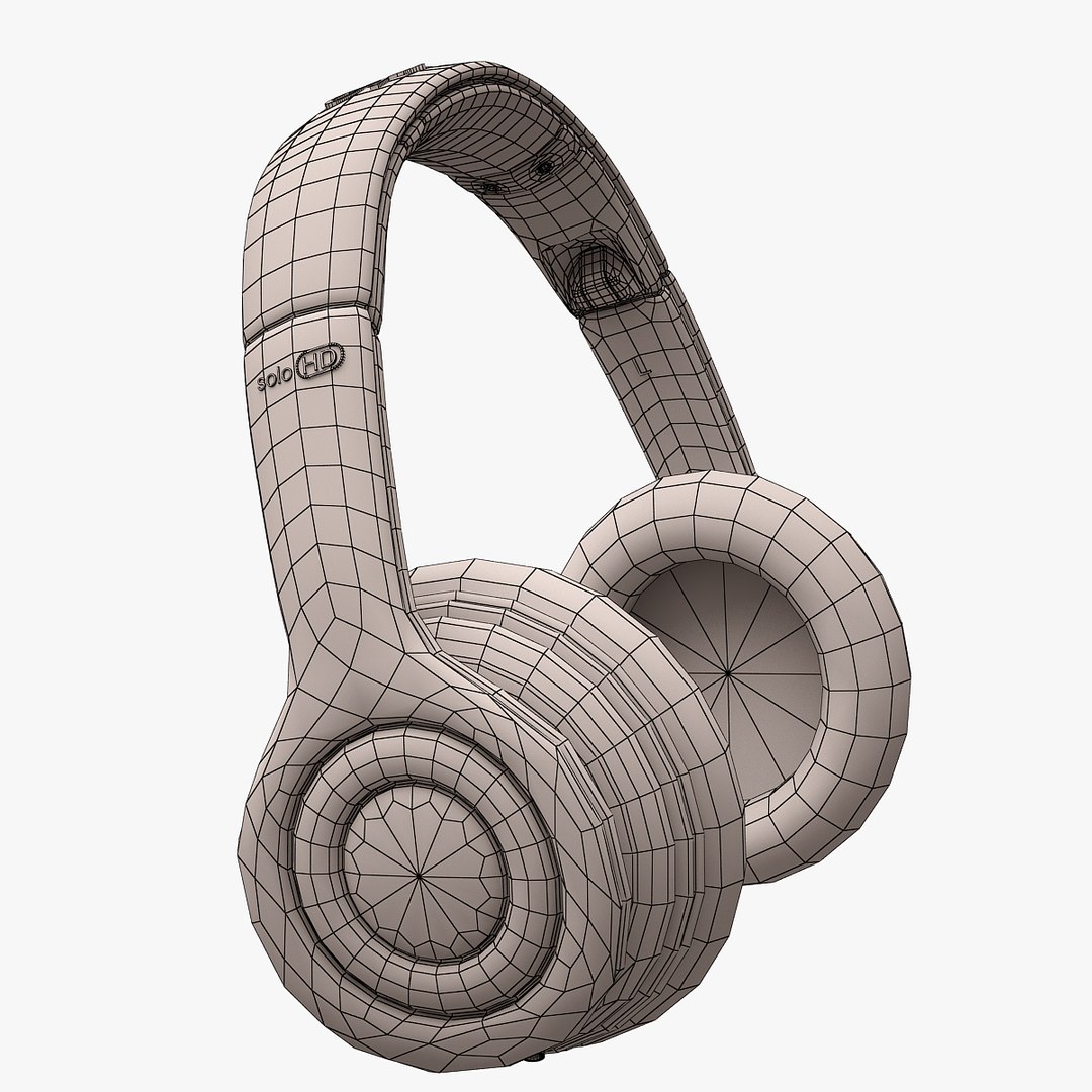 Beats Solo Hd 3d Model