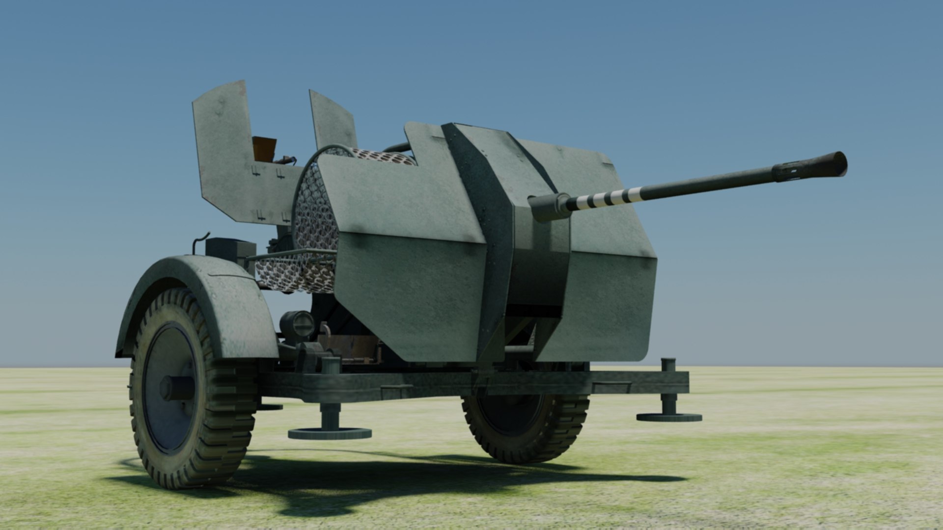 3D Flak 38 Guns German - TurboSquid 1479788
