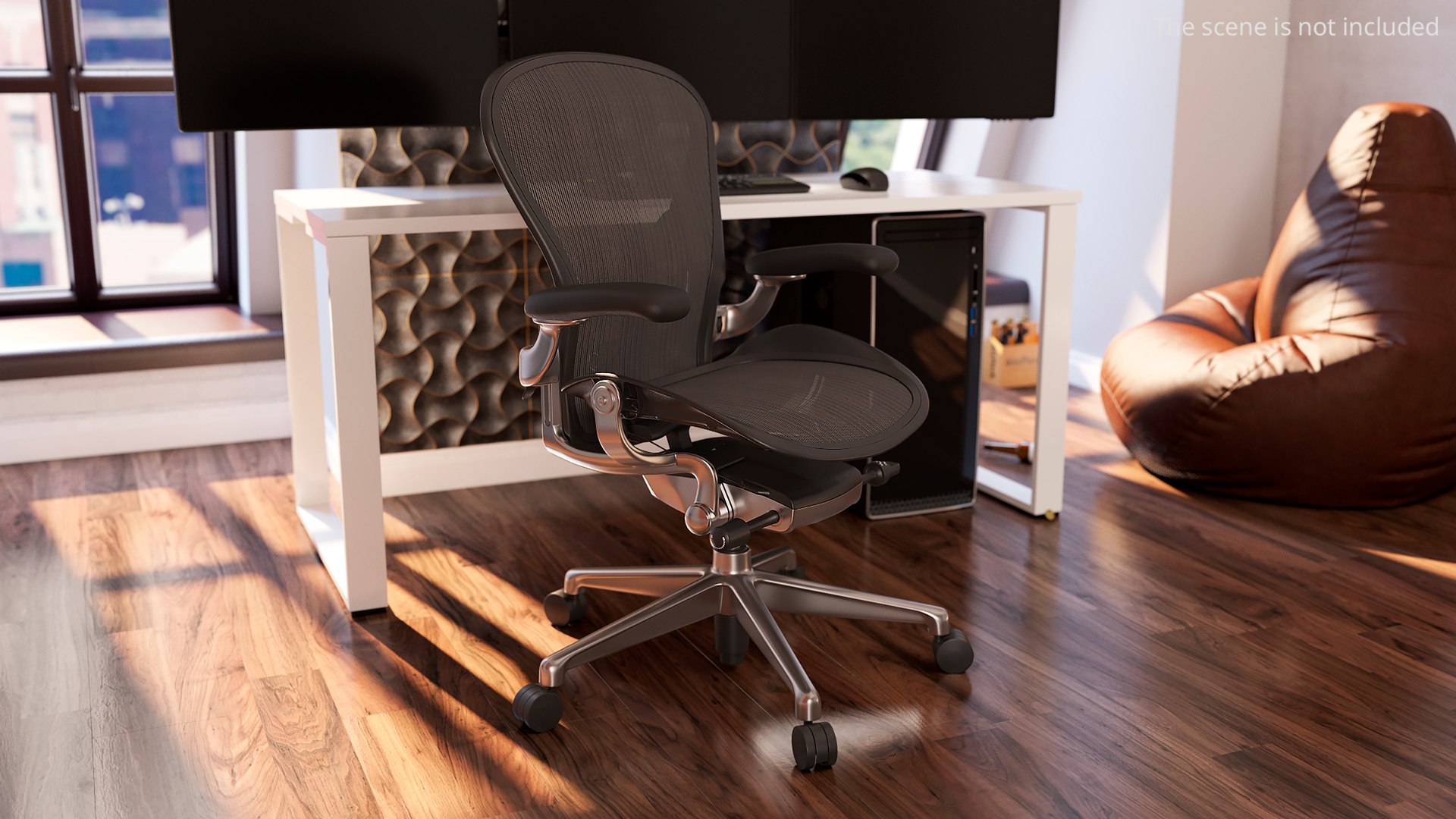 Herman Miller Aeron Ergonomic Office Chair Black 3D Model - TurboSquid ...