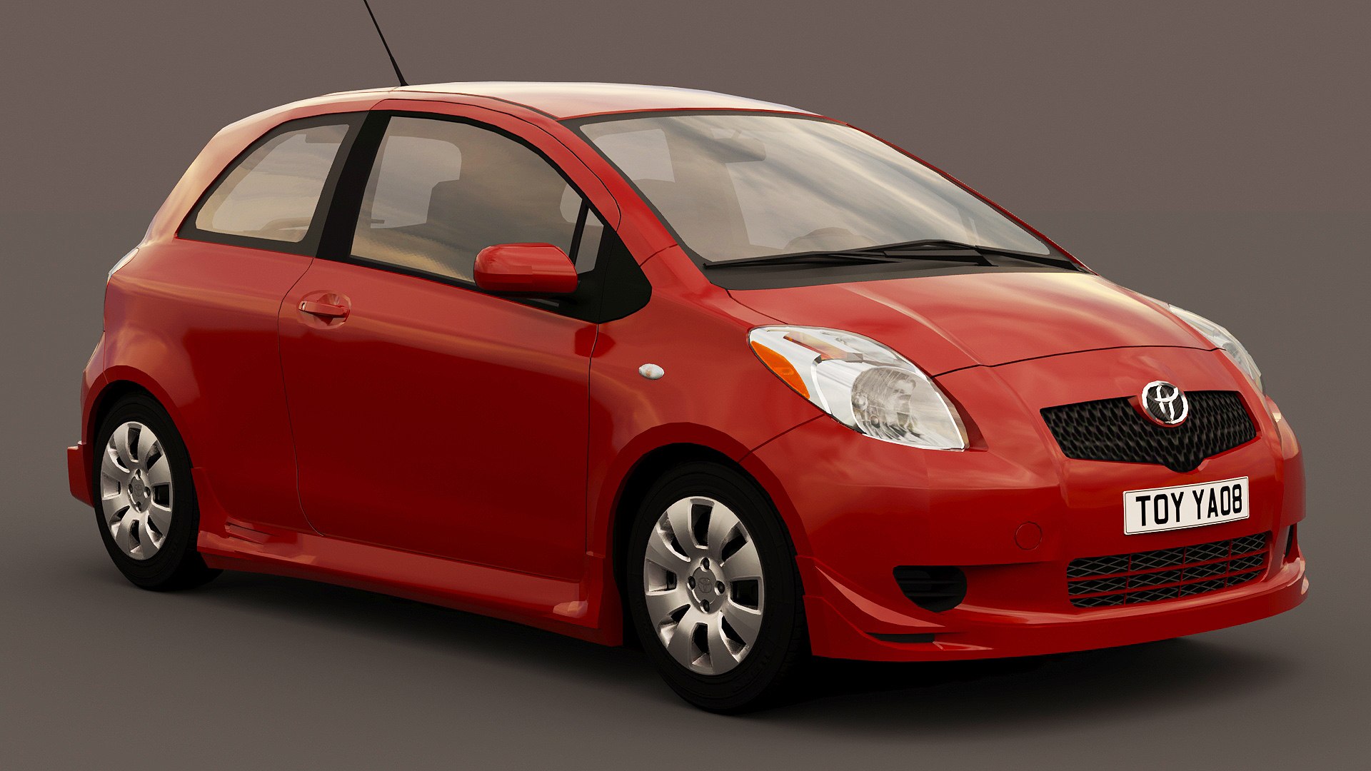 Toyota Yaris S 2008 3D Model - TurboSquid 2432398