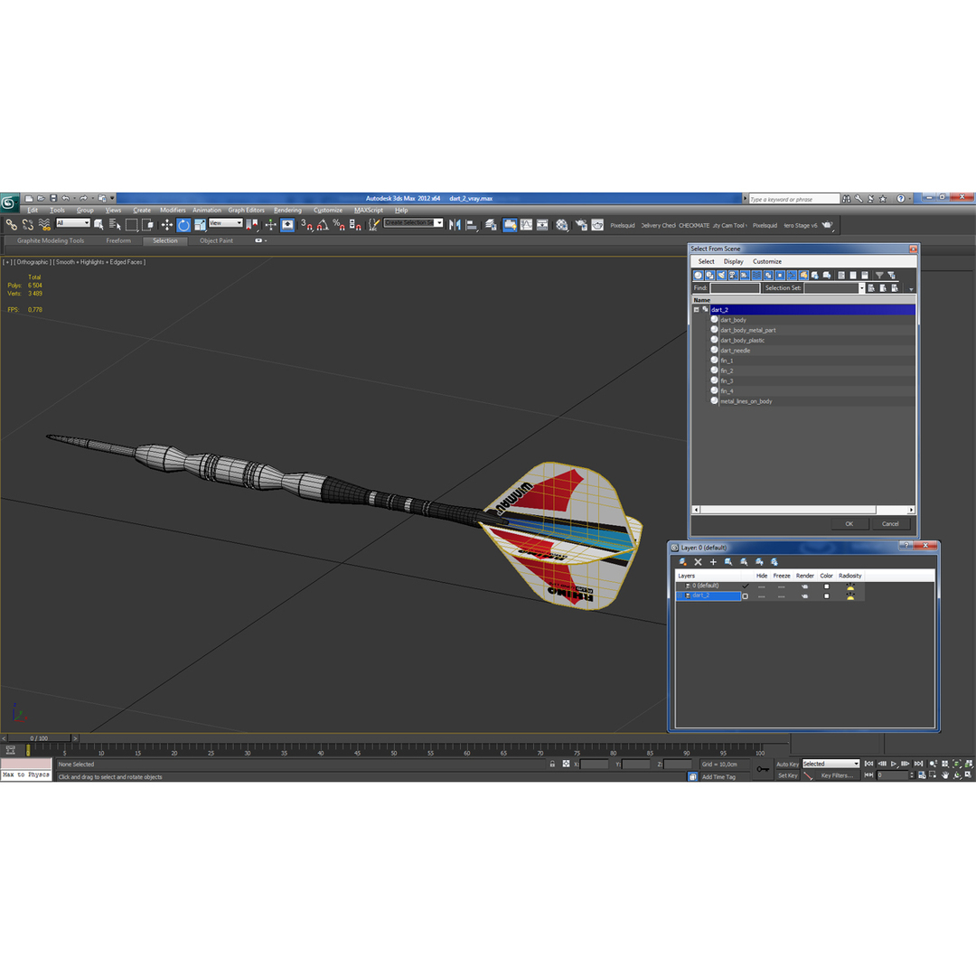 3d model dart