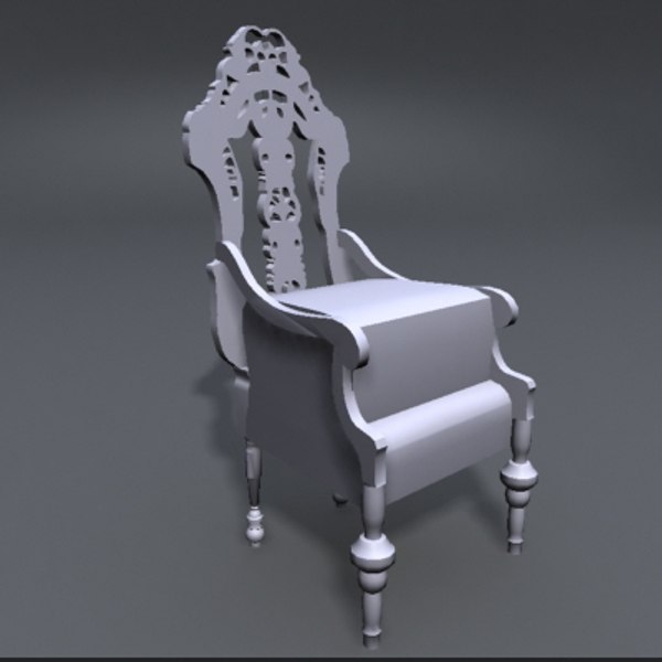3d model fancy chair