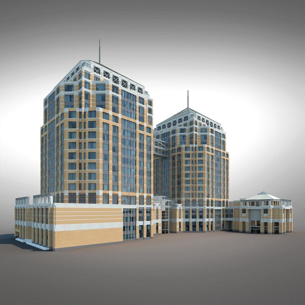 Office Building 3D Models for Download | TurboSquid