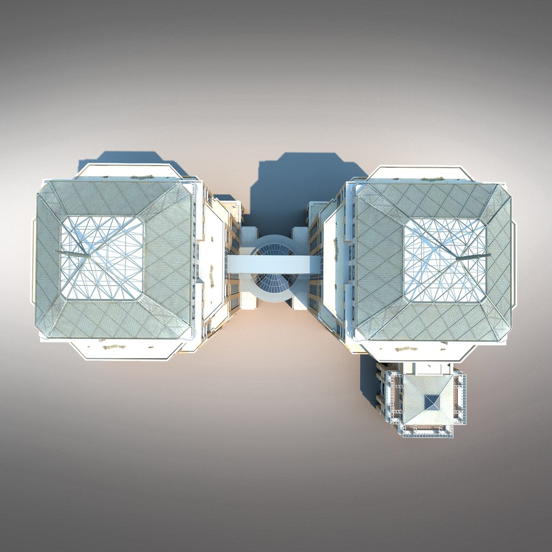 Modern Generic Building 3d Model
