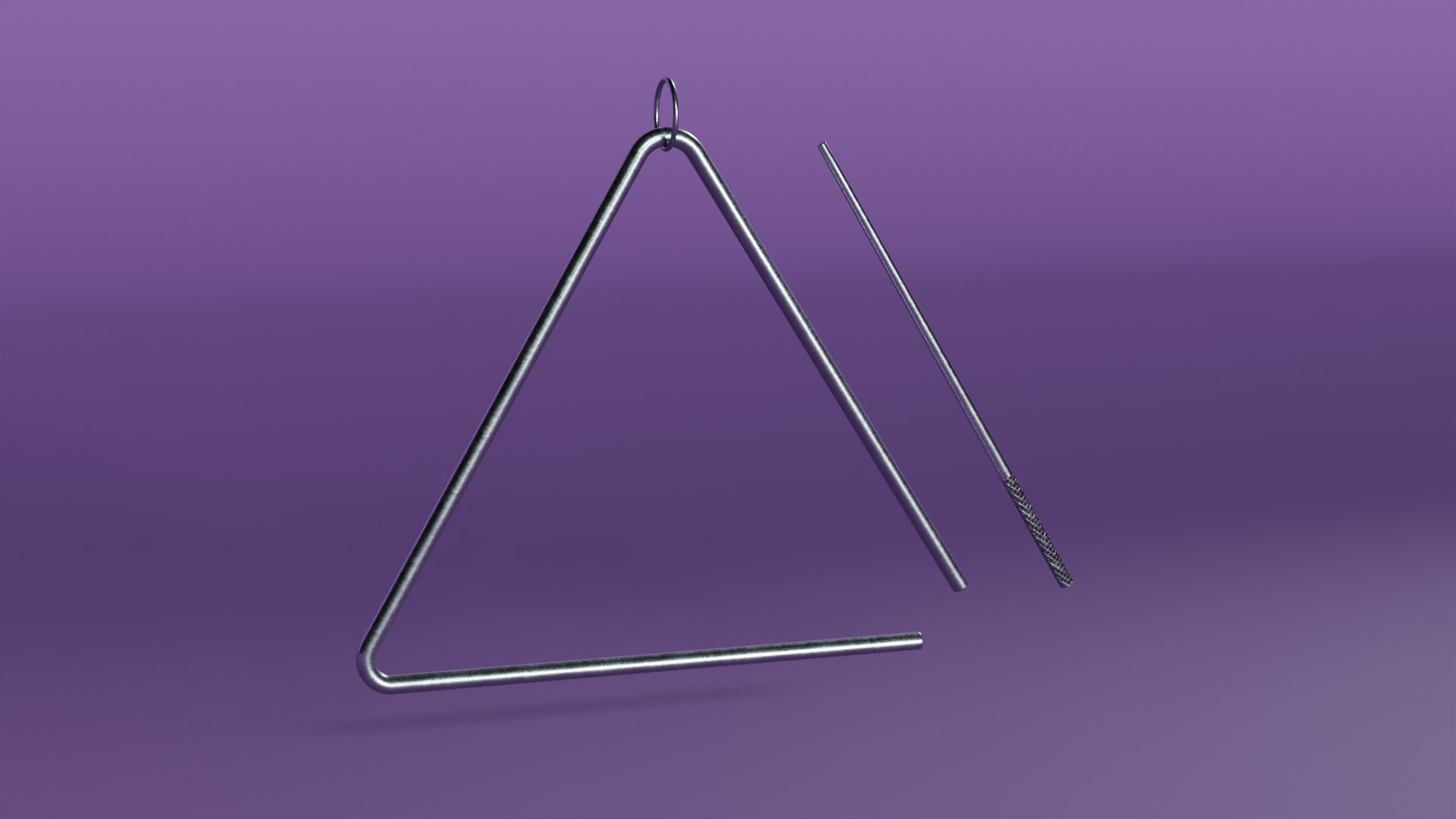 3D Triangle Musical Instrument - TurboSquid 2148439