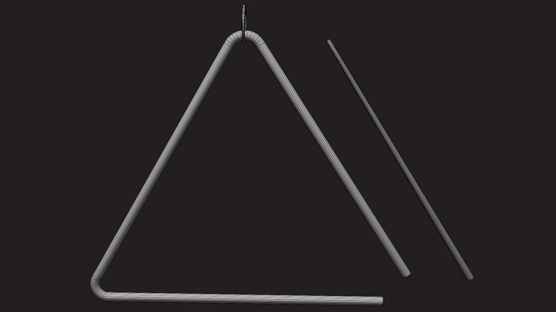 3D Triangle Musical Instrument - TurboSquid 2148439
