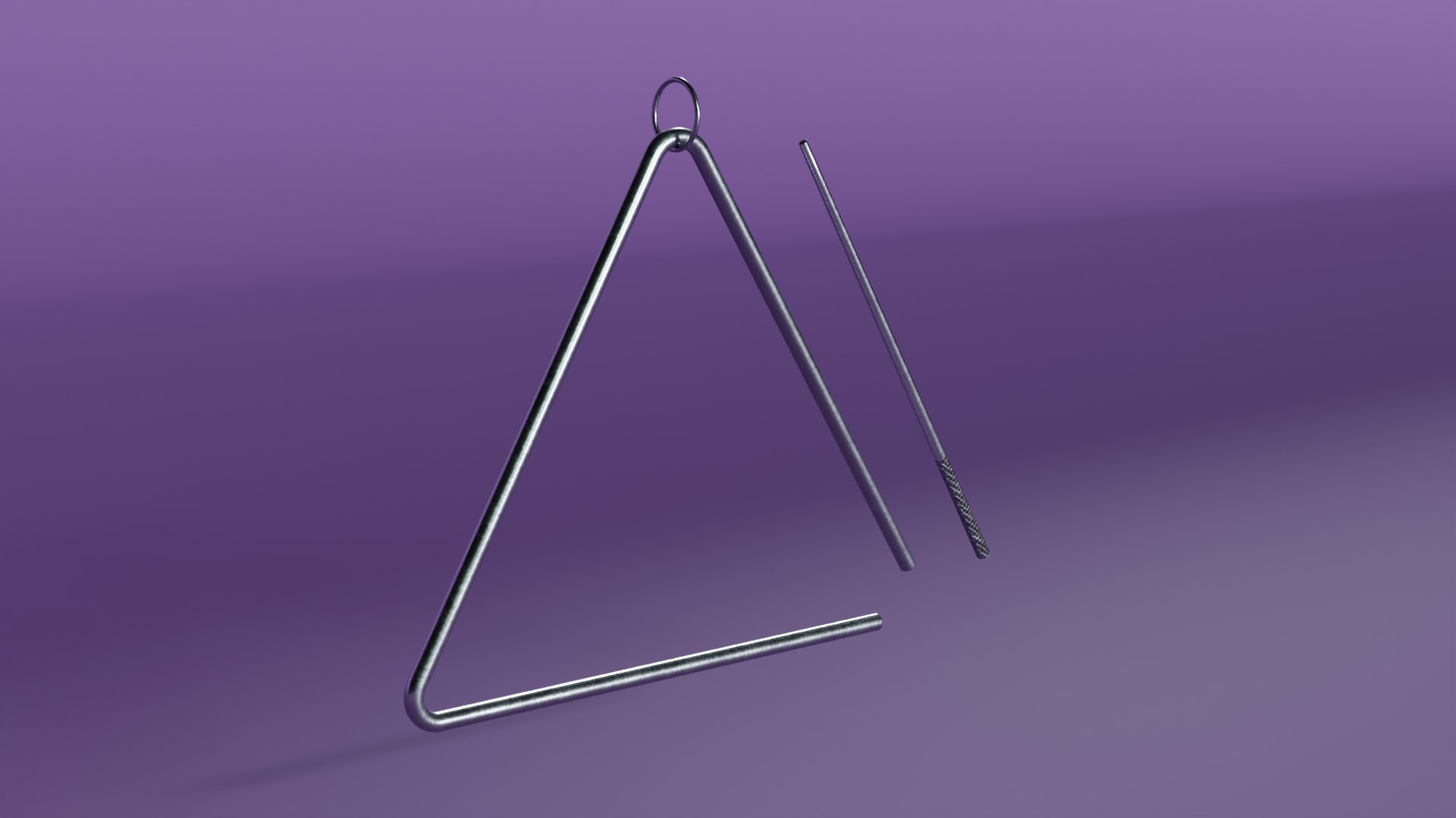 3D Triangle Musical Instrument - TurboSquid 2148439
