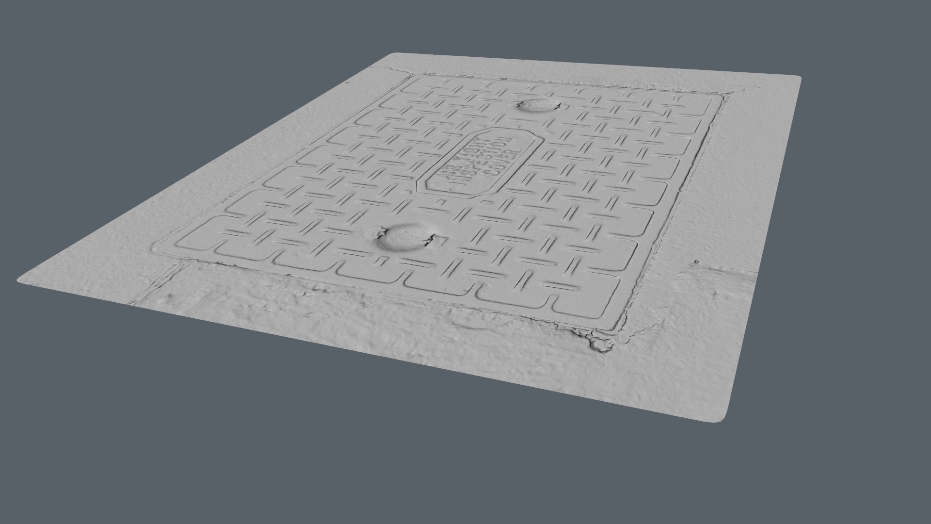 Old Manhole Cover 3D Model - TurboSquid 2078691