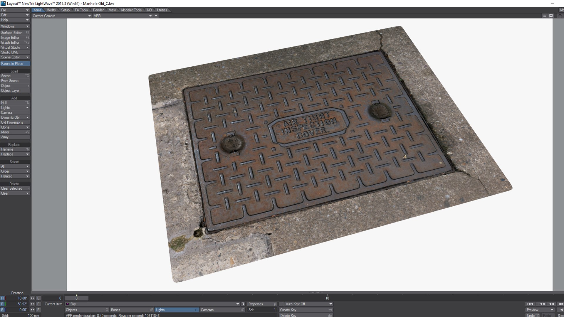 Old Manhole Cover 3D Model - TurboSquid 2078691