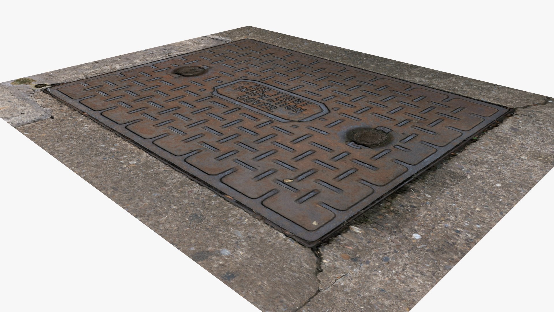 Old Manhole Cover 3D Model - TurboSquid 2078691