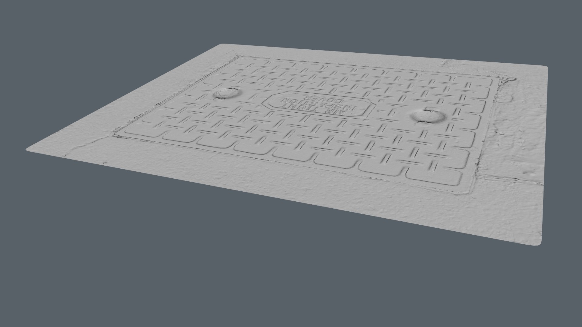 Old Manhole Cover 3D Model - TurboSquid 2078691