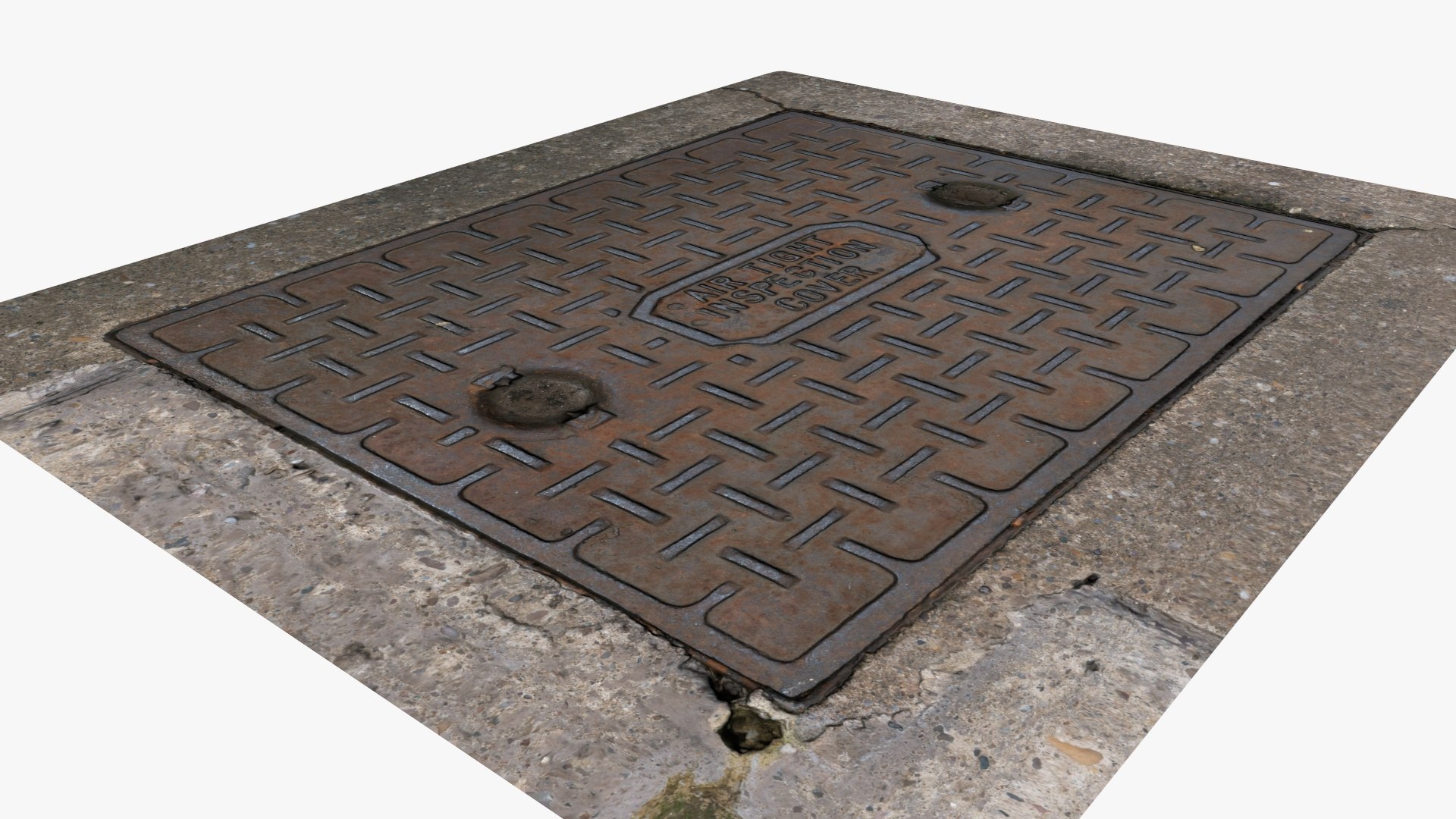 Old Manhole Cover 3D Model - TurboSquid 2078691