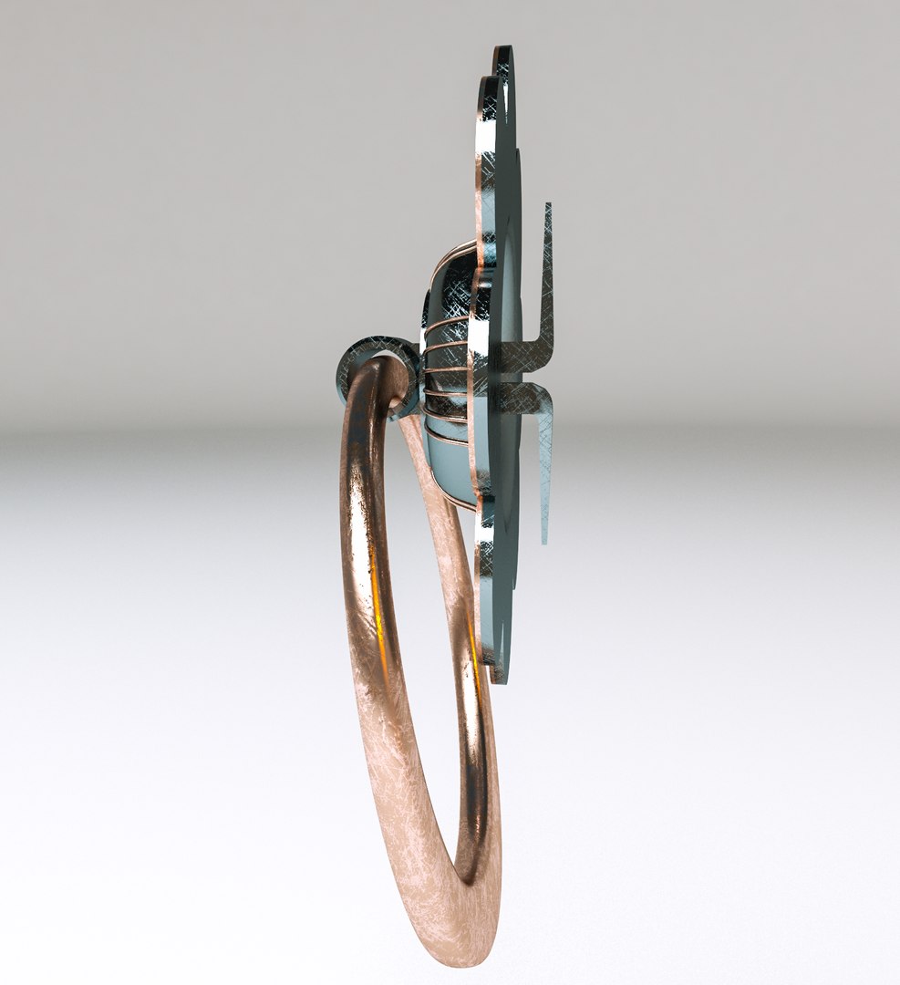 3d Door Handle Gothic