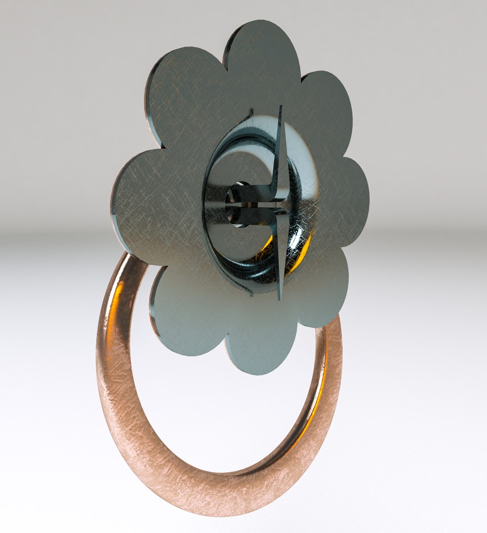 3d Door Handle Gothic