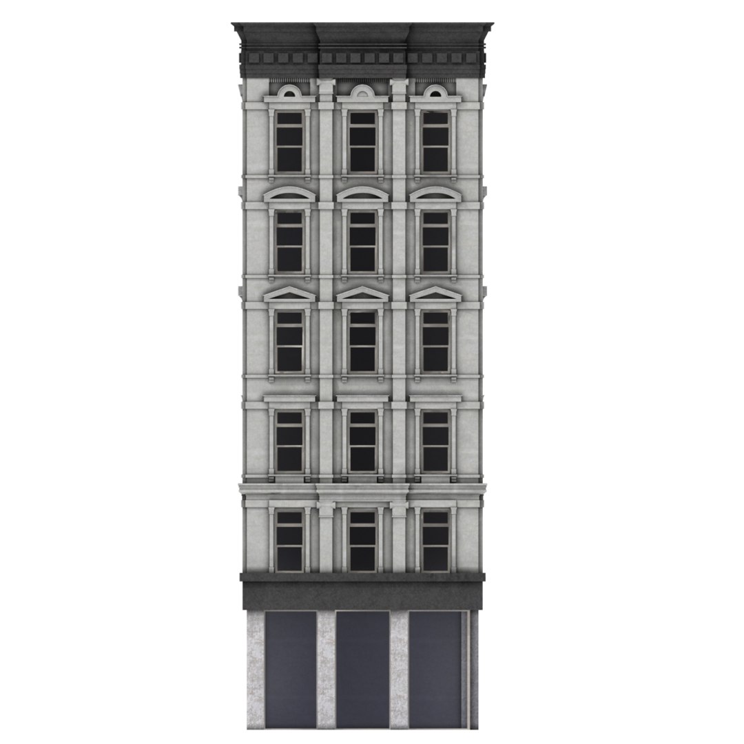 3d American Tenement House Model