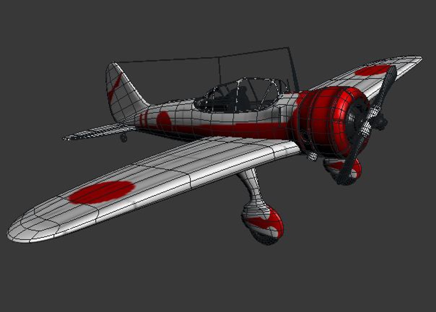 3d Model Airplane War