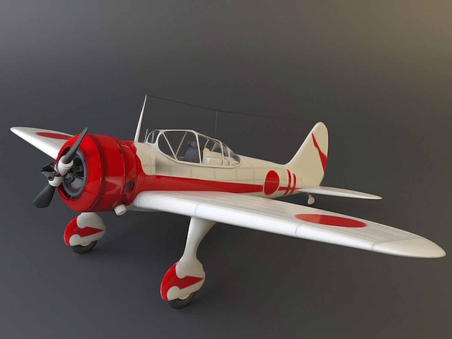3d Model Airplane War