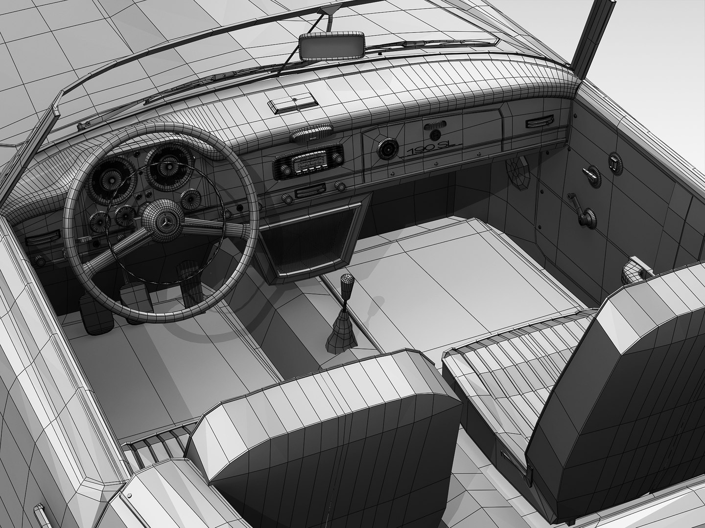 Mercedes Car 3d 3ds