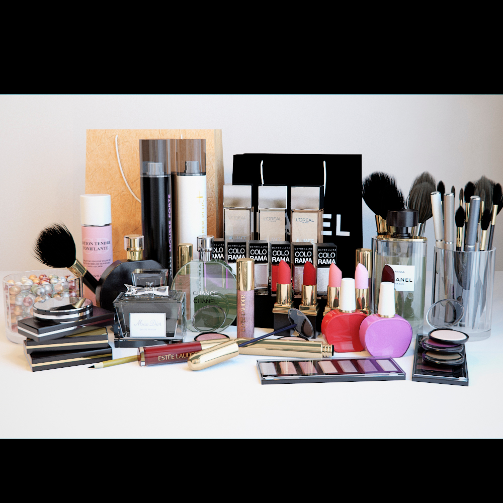 3d cosmetics set