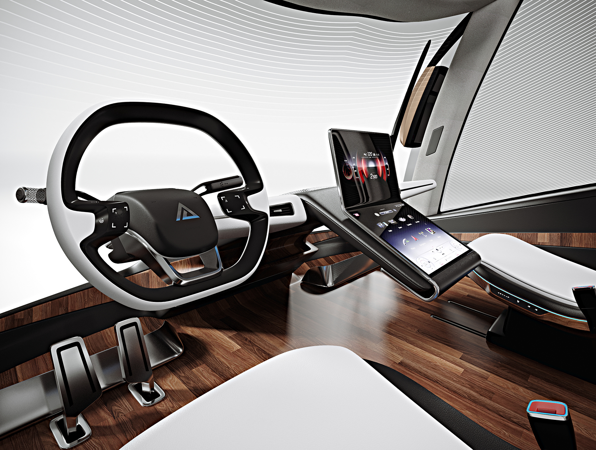 3D futuristic semi truck model - TurboSquid 1682453