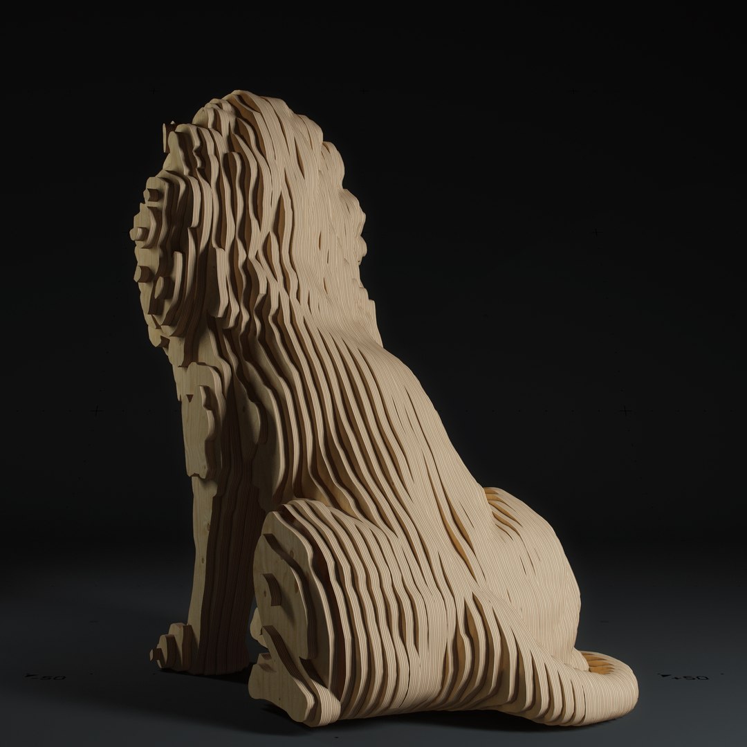 3D Model Lion Parametric - TurboSquid 1200531