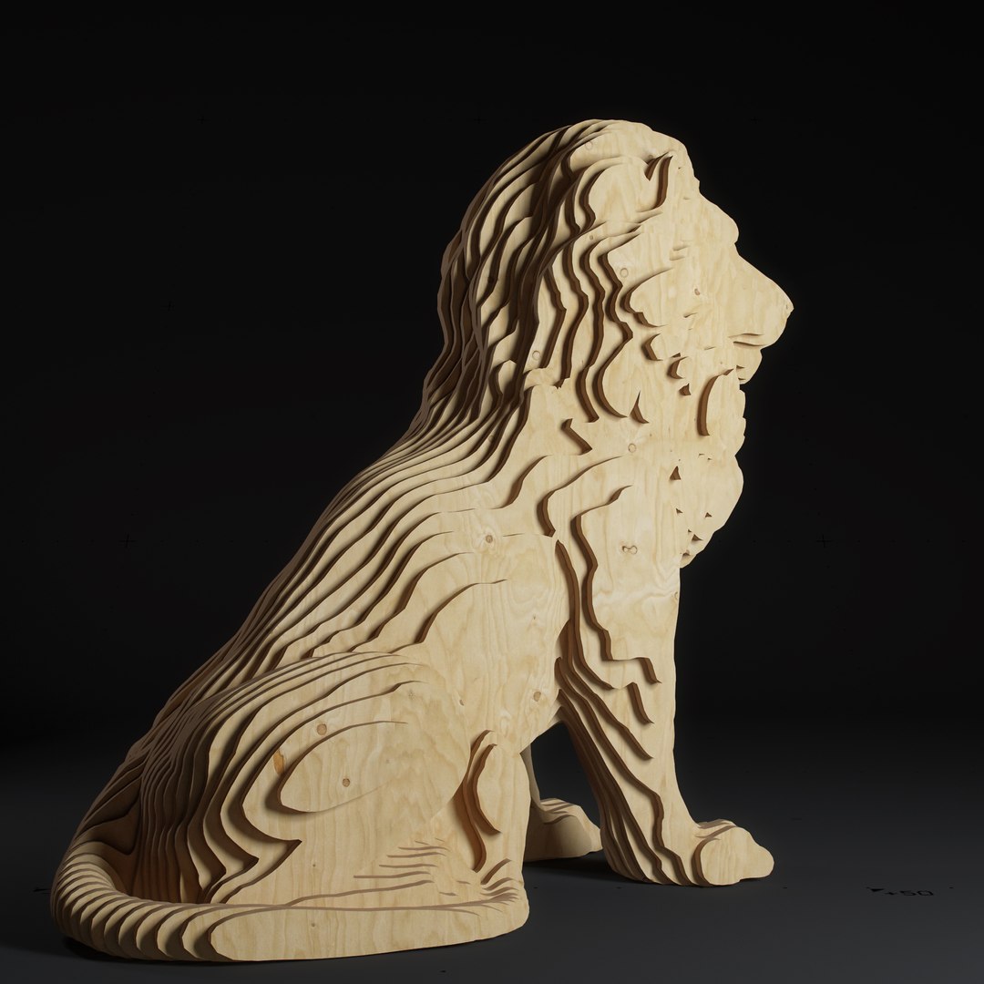3D Model Lion Parametric - TurboSquid 1200531