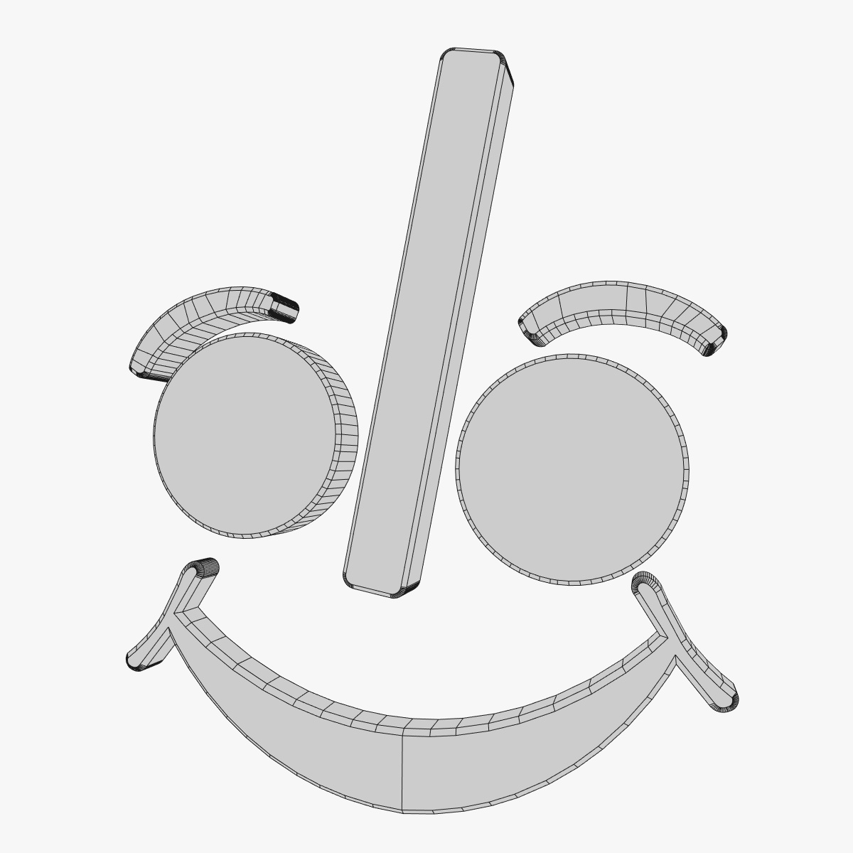 smile character 3d model
