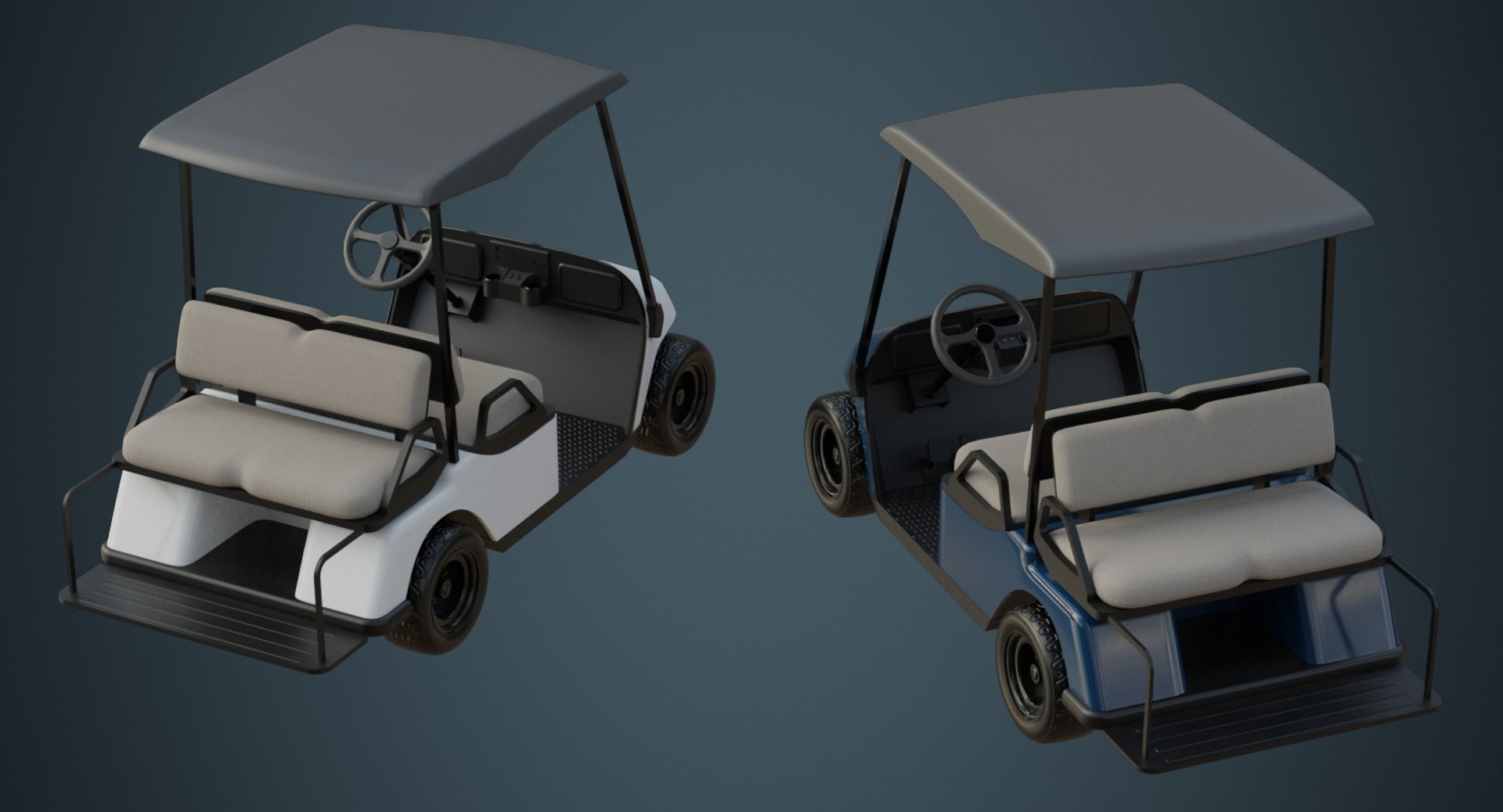 Golf Cart 1a 3D Model - TurboSquid 1465818