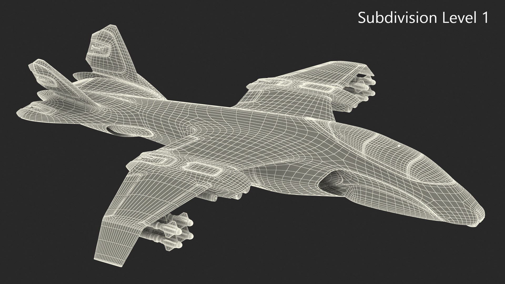 3D Futuristic Military Fighter Jet White - TurboSquid 2299924