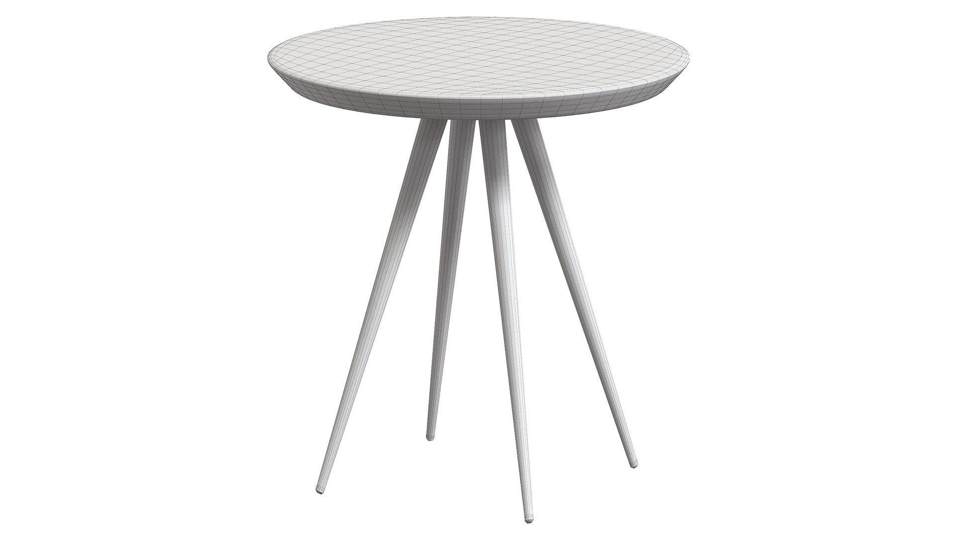 3D Model Stone Tabletop Side Table Ranco - TurboSquid 2245794