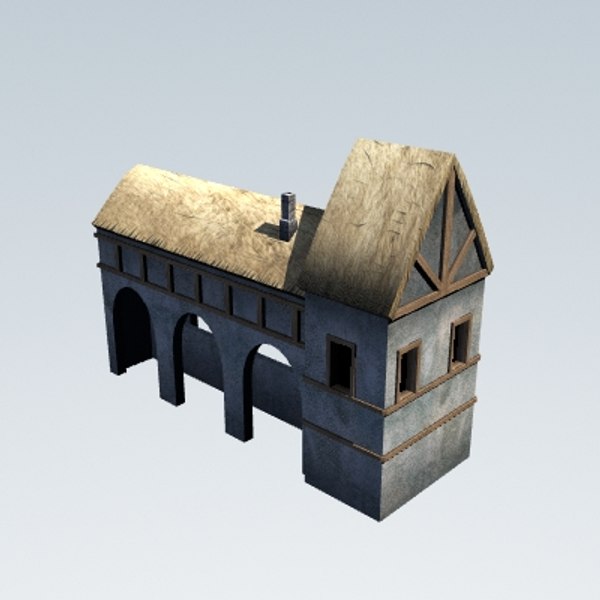 3d medieval stables