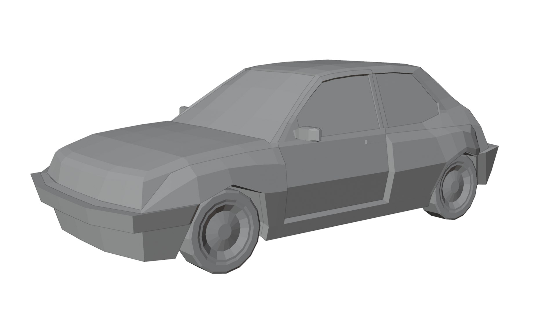 Free 3D Simple Sedan3 Model - TurboSquid 2468235