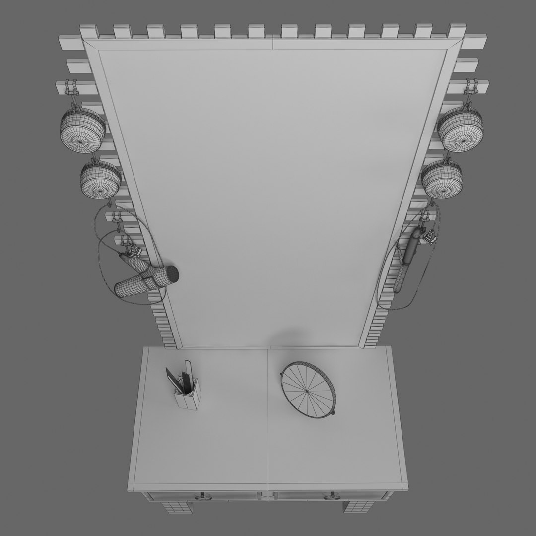 3D Dressing Table Mirror - TurboSquid 1248540