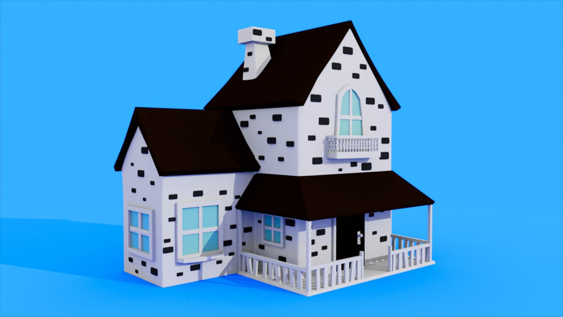 Dalmatian House Model - TurboSquid 2083502