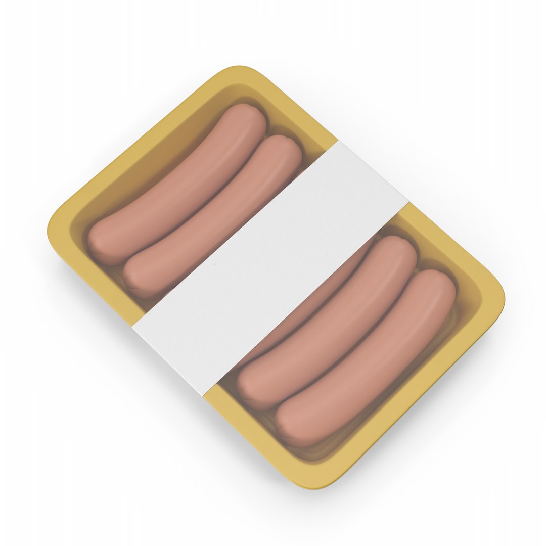 Sausage Package Model - TurboSquid 2272599