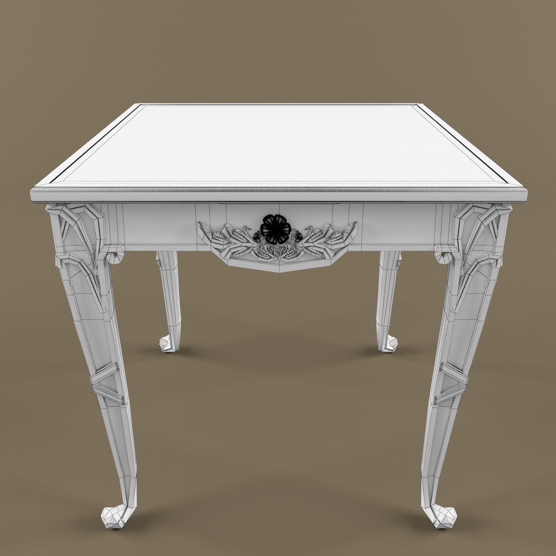 3d Square Coffee Table