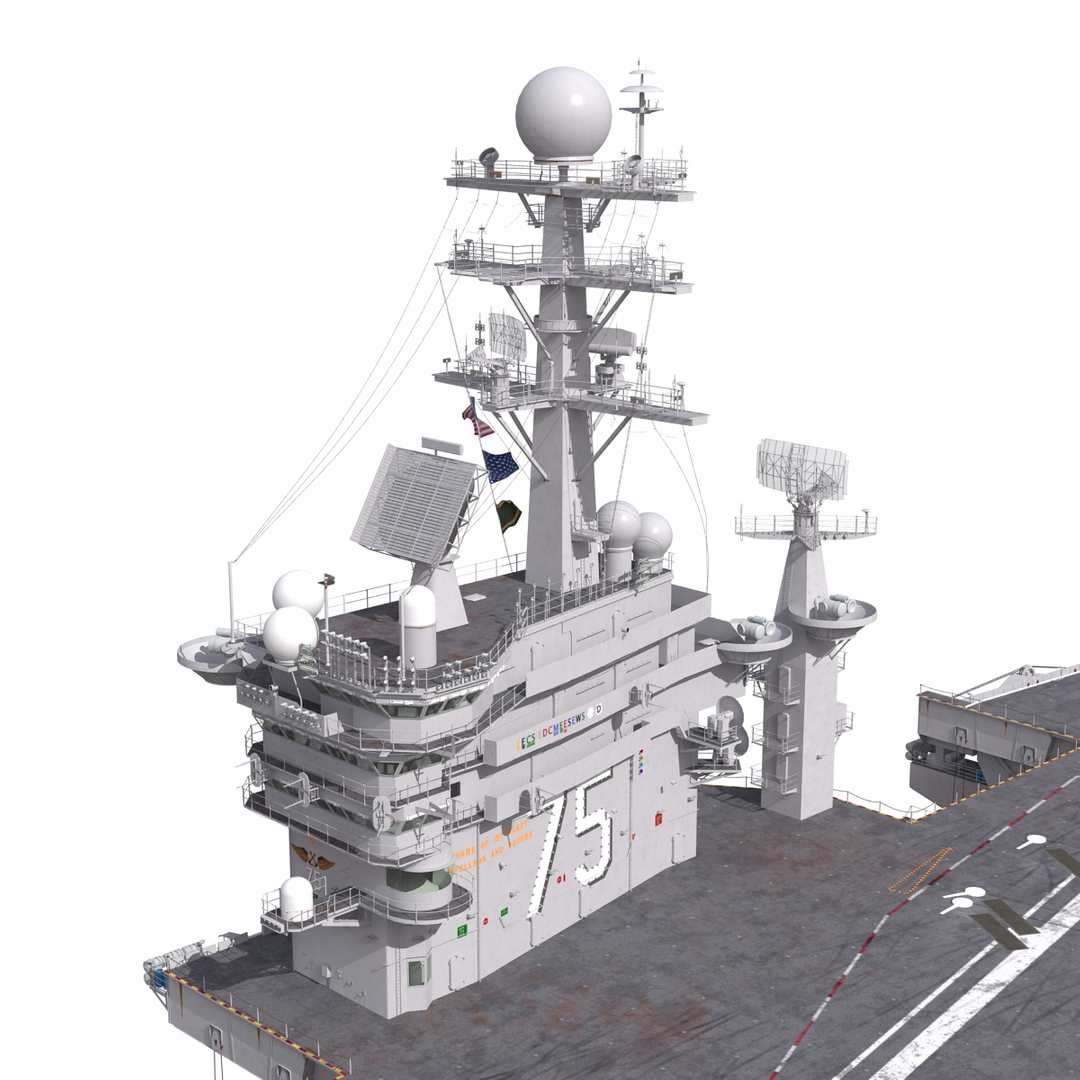 uss harry s truman 3d model